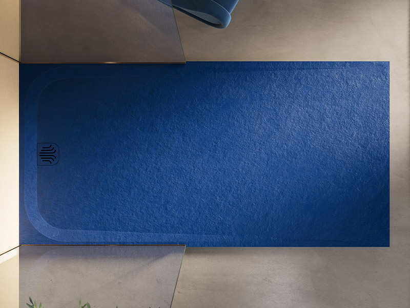 Halo Slate e Unic Slate: i nuovi piatti doccia di Acquabella