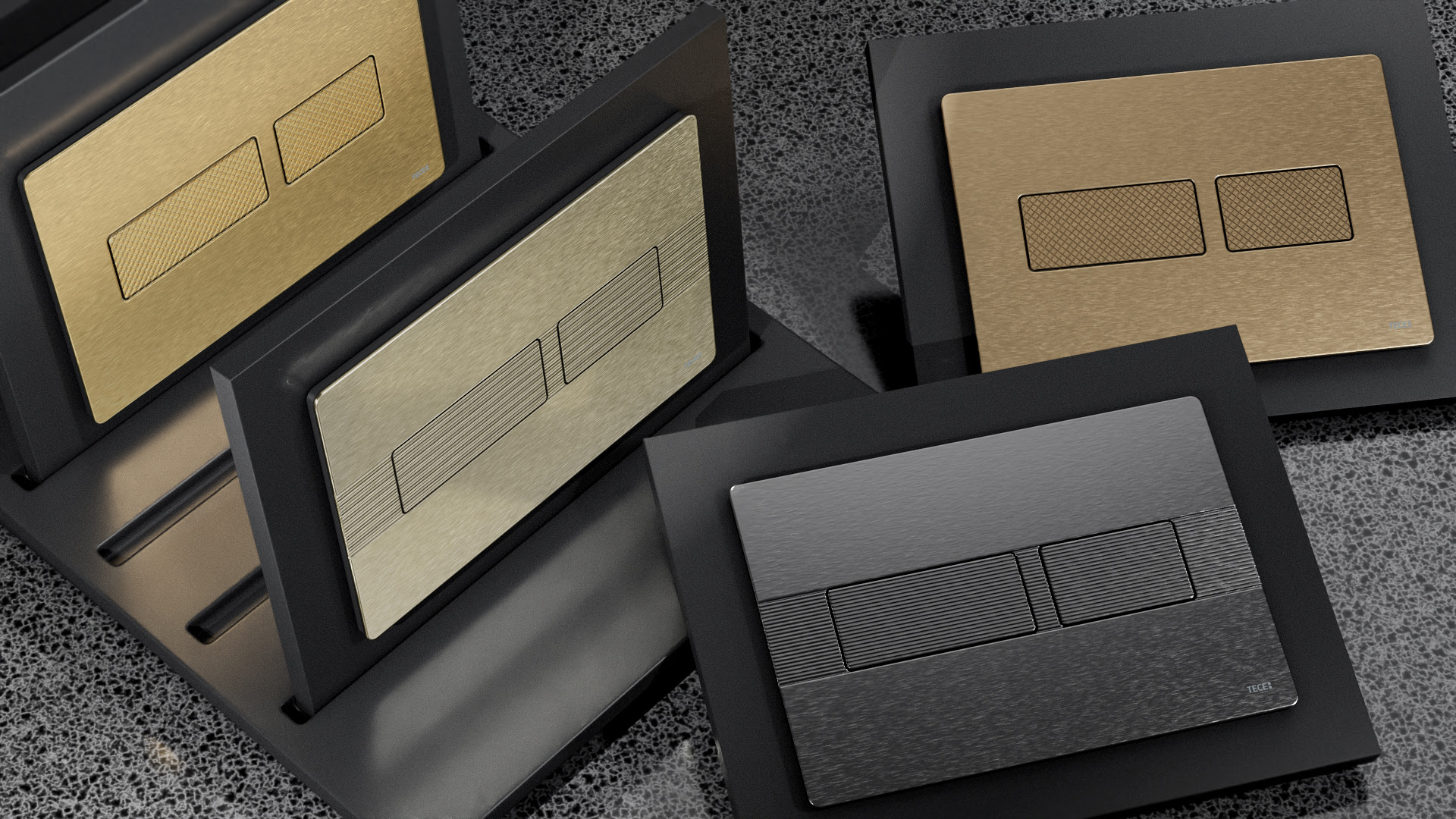 TECEsolid "Heavy Metal": superfici strutturate, colori moderni